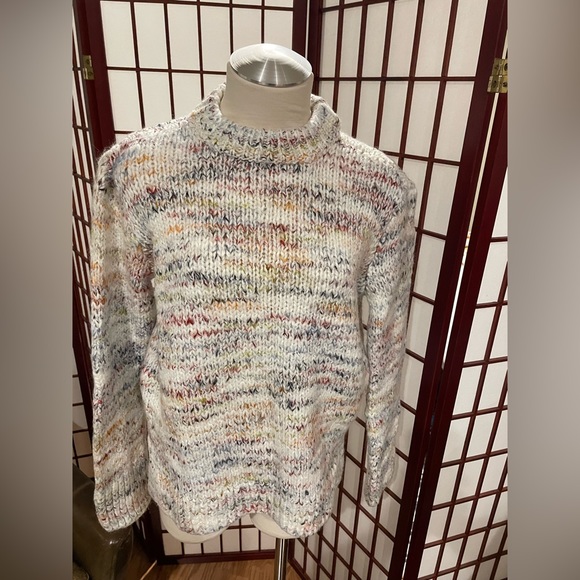 Lou & Grey | Sweaters | Lou Grey Chunky Multicolored Sweater Size Small ...